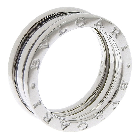 BVLGARI | Jewelry | Bvlgari Bzero B Zero One 2 Band K18 White Gold No 17 Silver Mens Ring | Poshmark